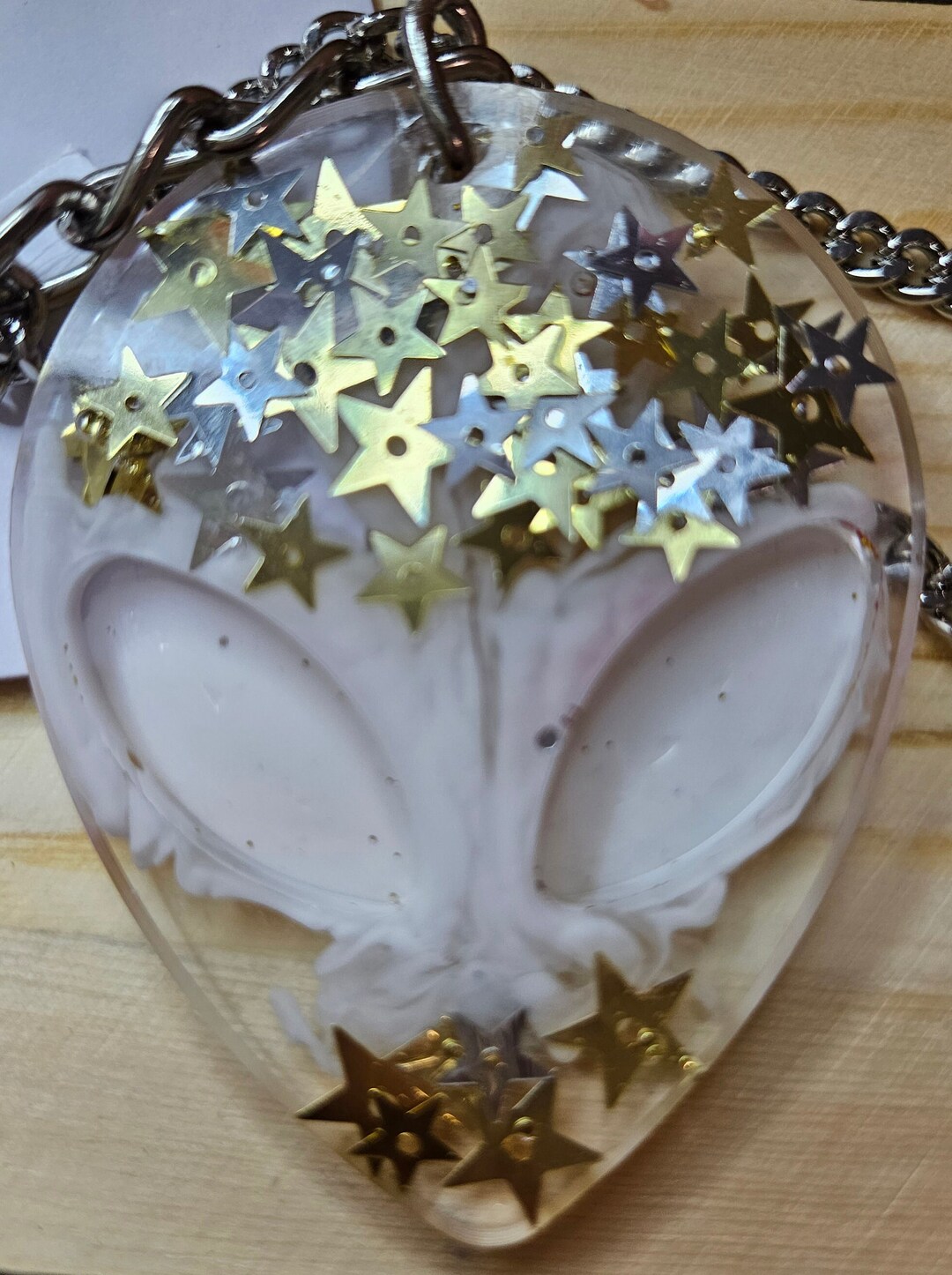 Alien 3 Inch Keycain Pendant on Chain - Etsy