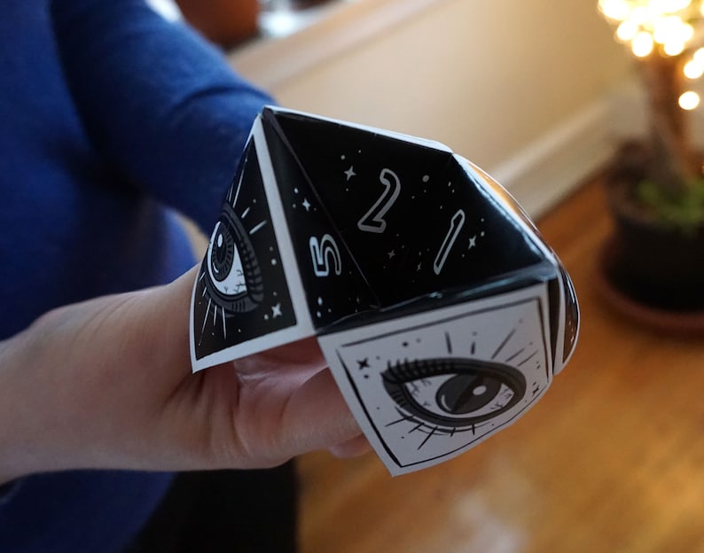 All Seeing Eye Printable Cootie Catcher Paper Fortune Teller - Etsy