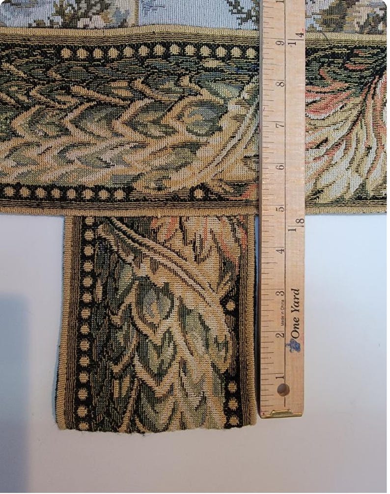 Vintage French Tapestry Wall Hanging – Large Rectangle Handmade 70s ...