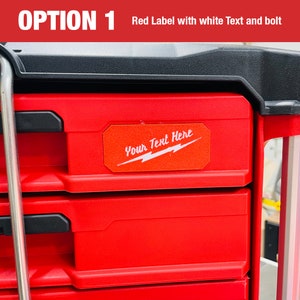 Milwaukee Packout Label - Larger Drawer Badge | Upgrade ...