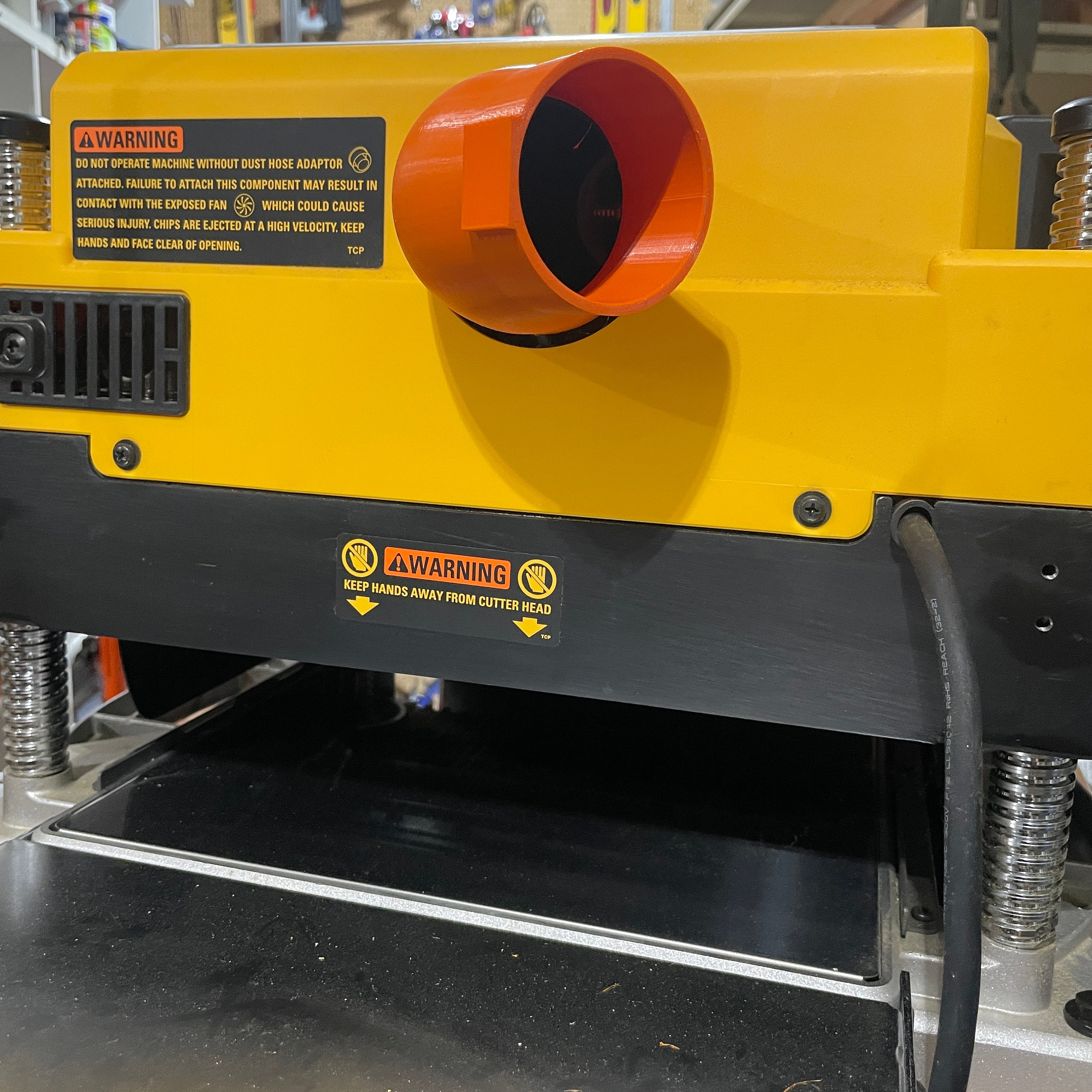 2 1/2 Hose Adapter Compatible With Dewalt DW735 & Dw735x Planer | Dust ...