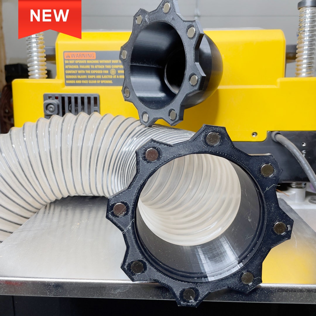 NEW 4'' Magnetic Hose Adapter for Dewalt DW735 DW735X With Magnetic 4 ...