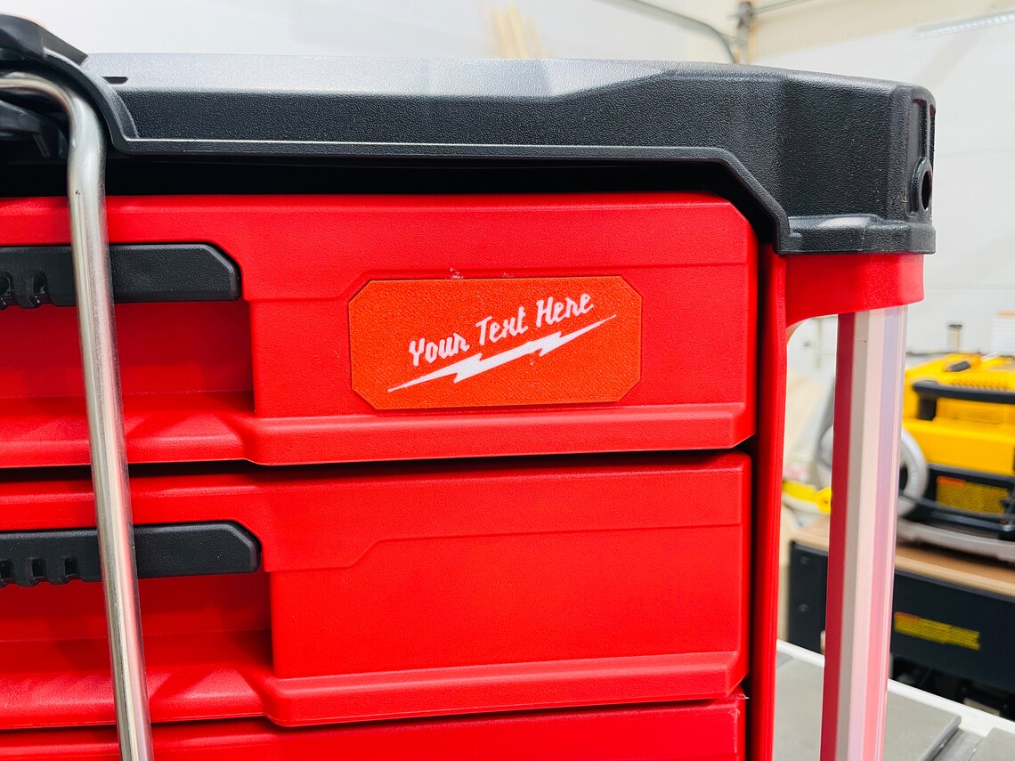 Milwaukee Packout Label - Smaller Drawer Badge | Upgrade ...