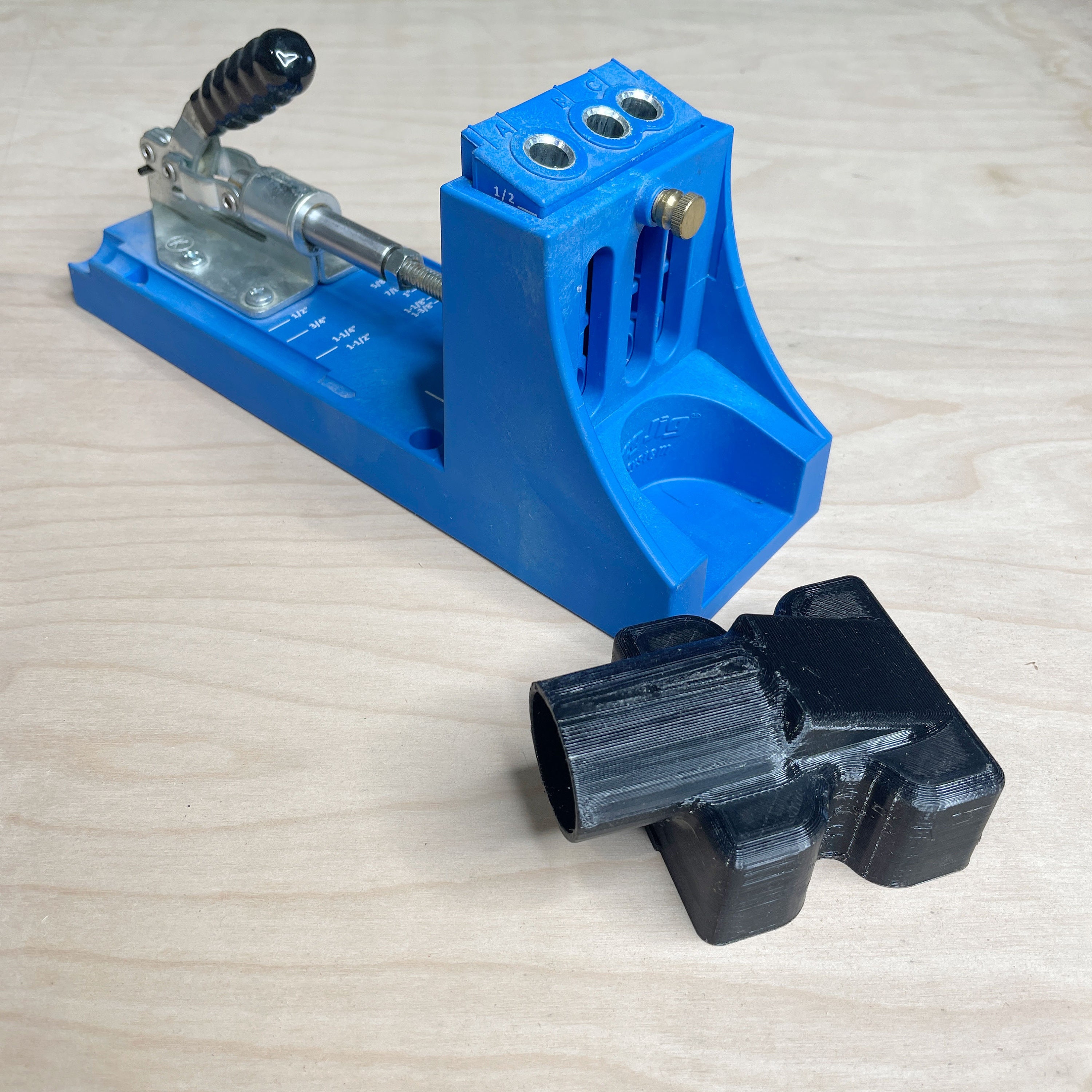 Kreg K4/K5 Pocket Hole Jig Dust Shroud Adapter | Woodworking Dust ...