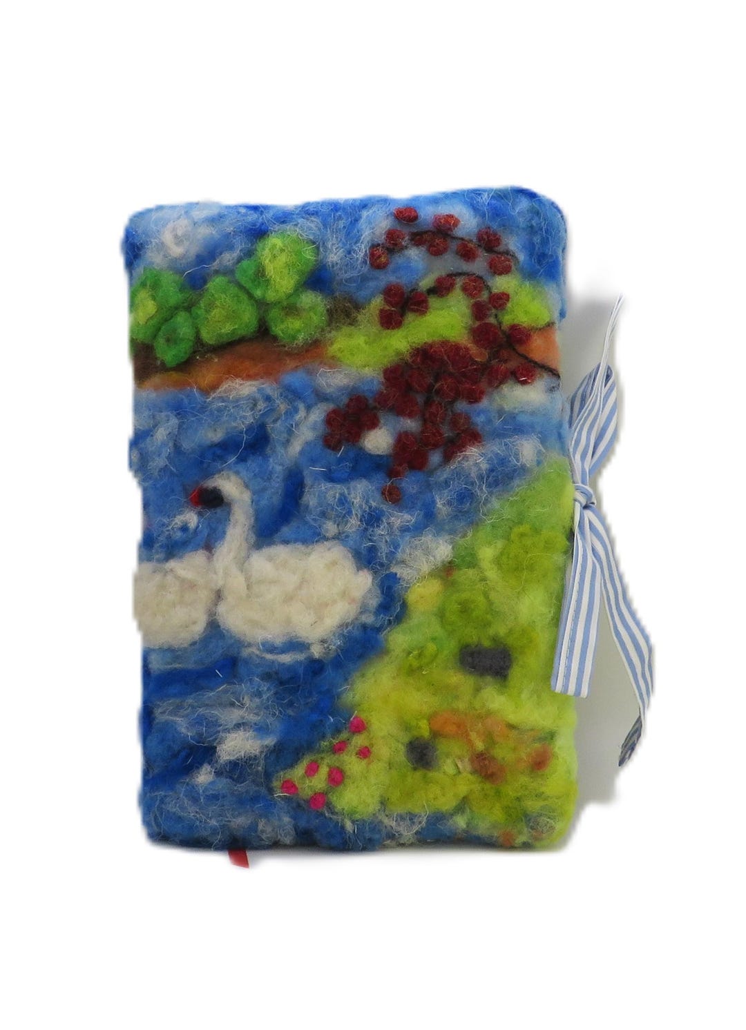 Felted Woodland / Countryside Book Cover , Felted With Soft Natural ...