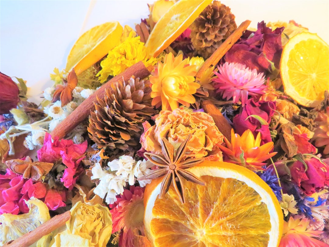 Pot Pourri ,organic Pot Pourri Orange ,lemon , Bergamot Cinnamon, Pot ...