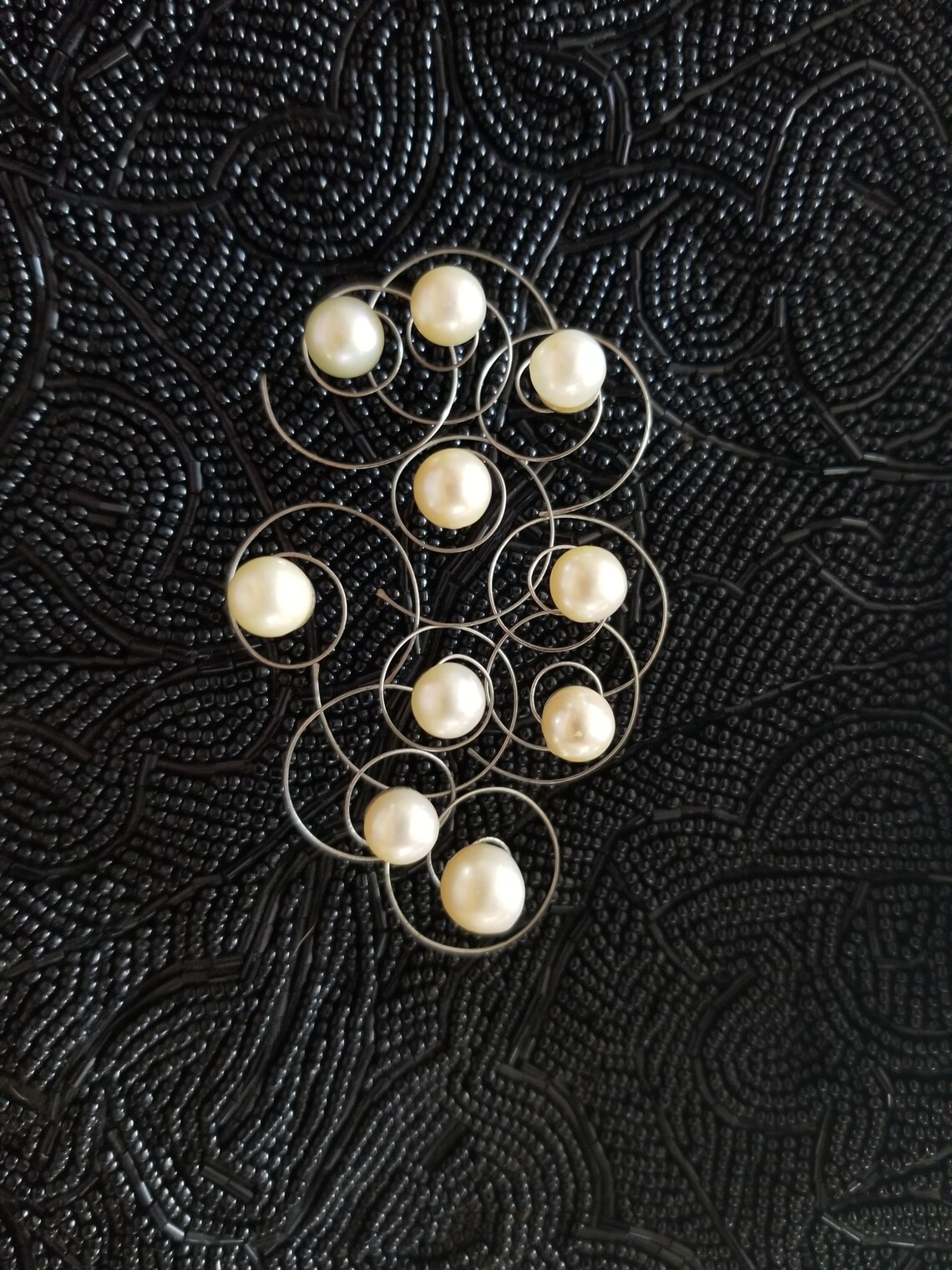 Set of 10 Vintage Genuine Pearl Hair Screws - Etsy