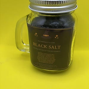 Black Salt, Housewarming Gift, Protection Salt, Ritual Salt, Remove ...