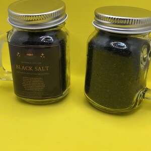 Black Salt, Housewarming Gift, Protection Salt, Ritual Salt, Remove ...