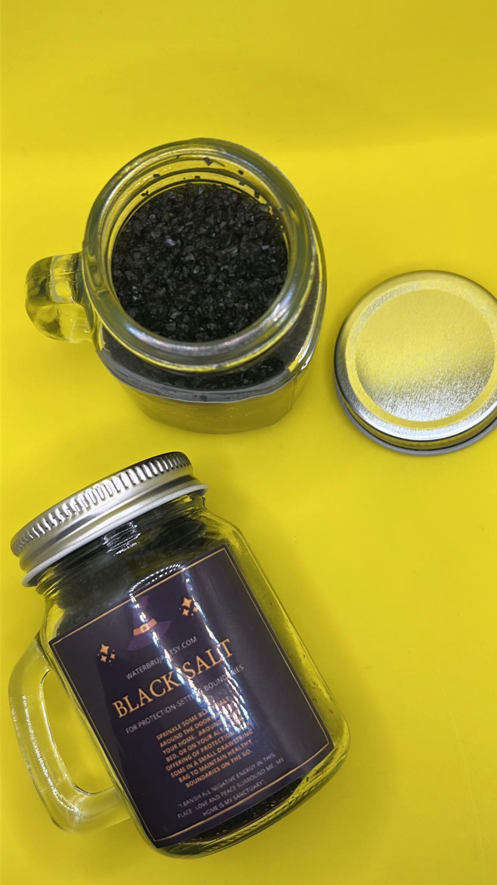 Black Salt, Housewarming Gift, Protection Salt, Ritual Salt, Remove ...