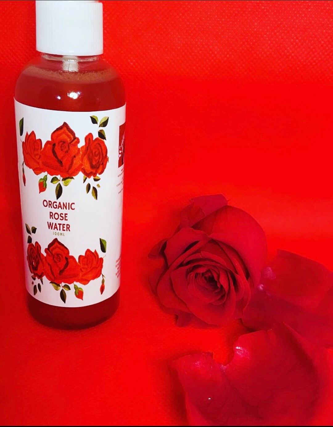 Organic Rose Water Spray, Rose Quartz Inside, Rose Water Toner ...