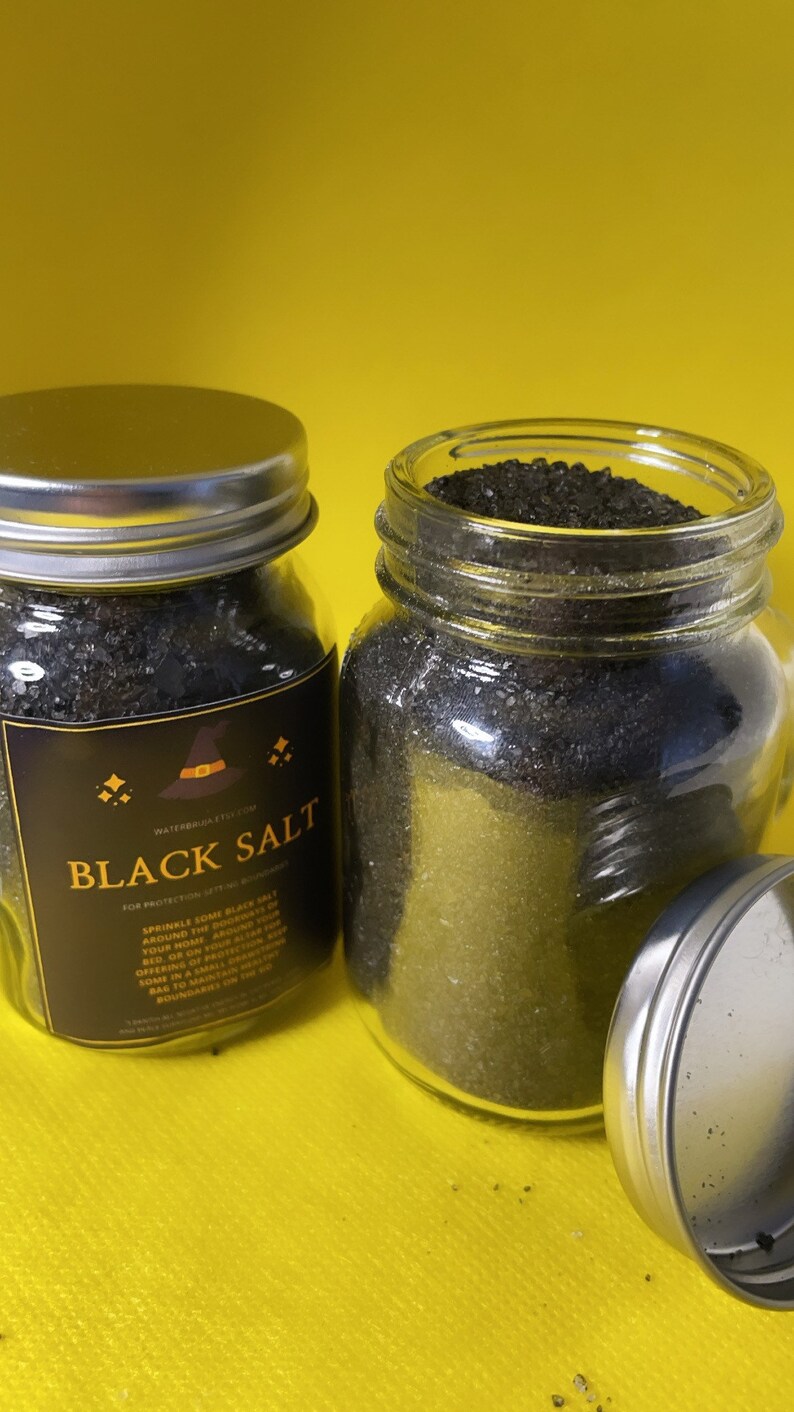 Black Salt Housewarming Gift Protection Salt Ritual Salt - Etsy