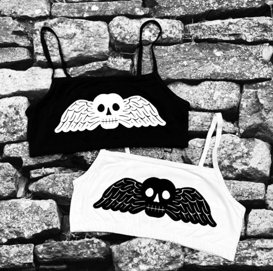 Bra Top - Memento Mori - Etsy