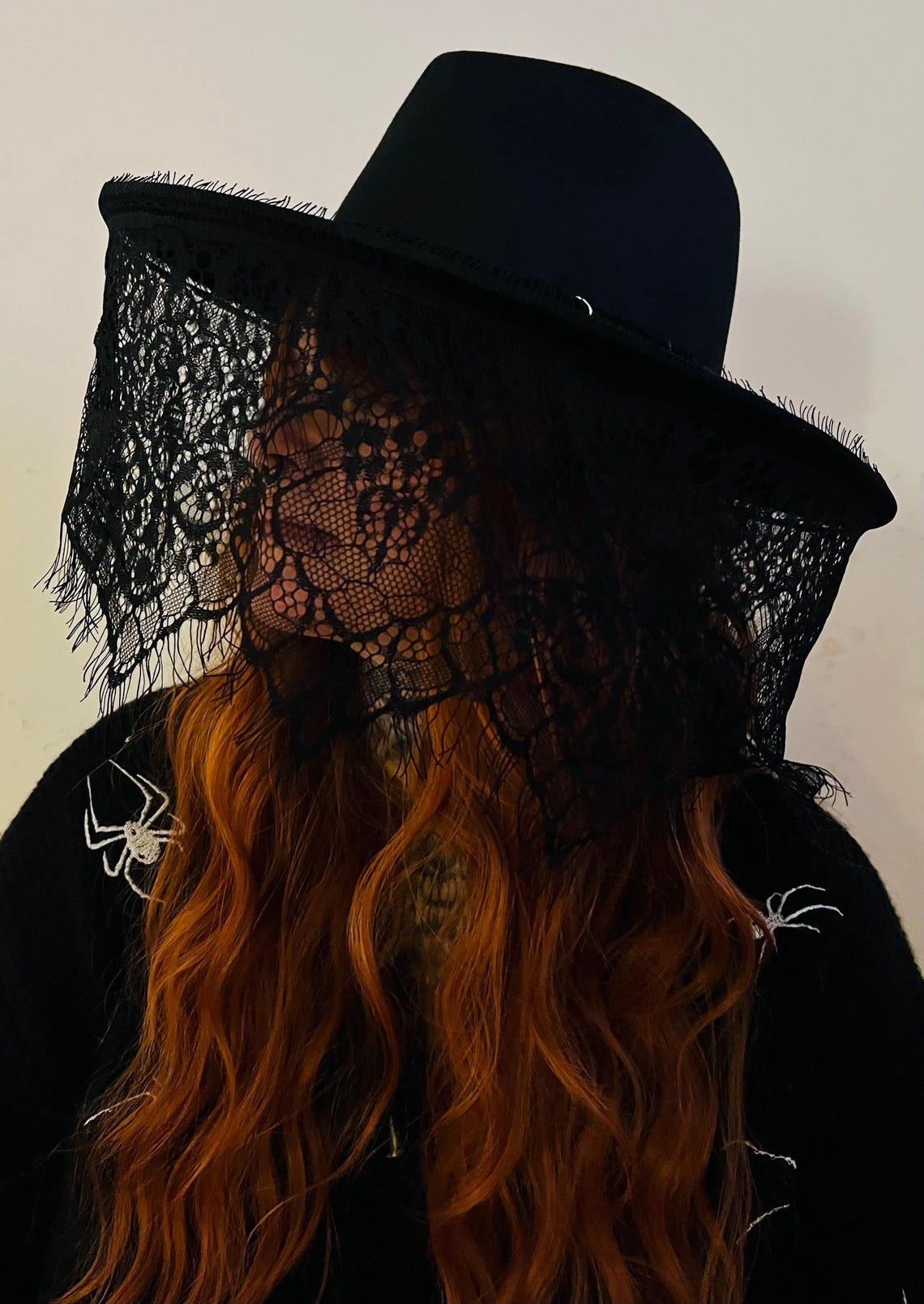Vegan Felt Hat - Mourning Collection - Funeral Lace - Etsy