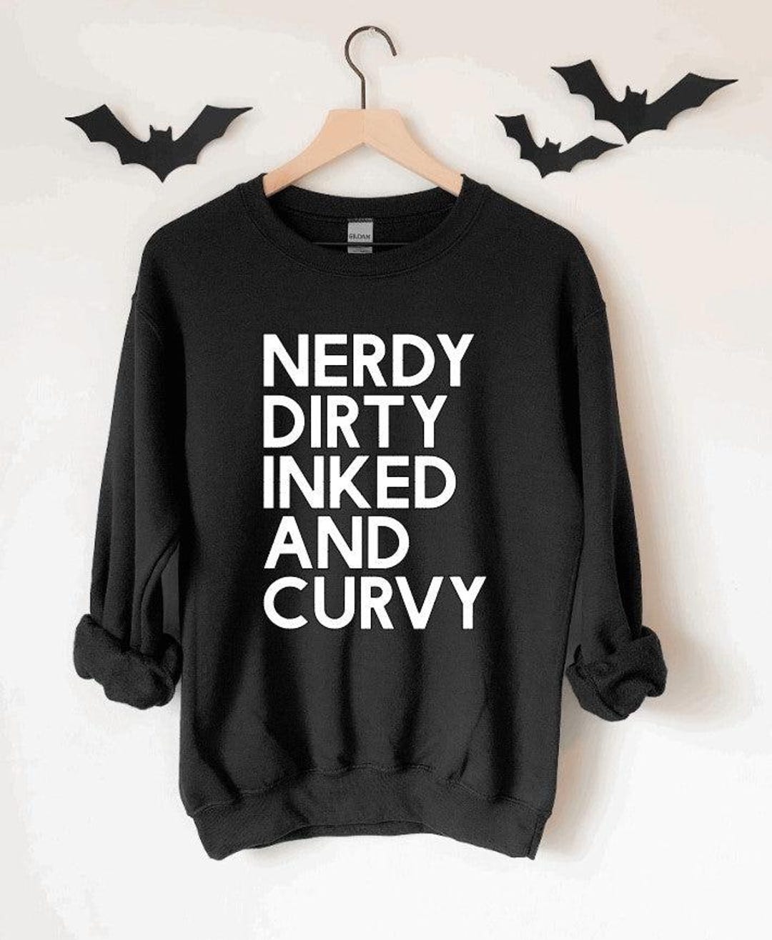 Goth Pullover Sweater - Witch Horror Jumper - Gothic Witchy True Crime ...