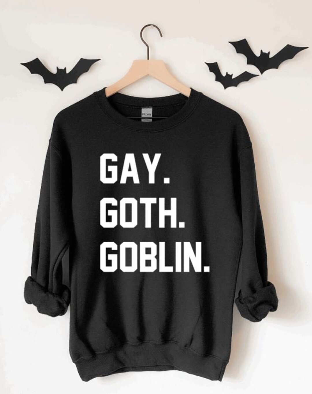 Goth Pride Pullover Sweater Witch Horror Jumper Gothic - Etsy