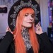Vegan Felt Wide Brim Hat Goth Witch Horror Fedora Hat XL Brim wrought ...