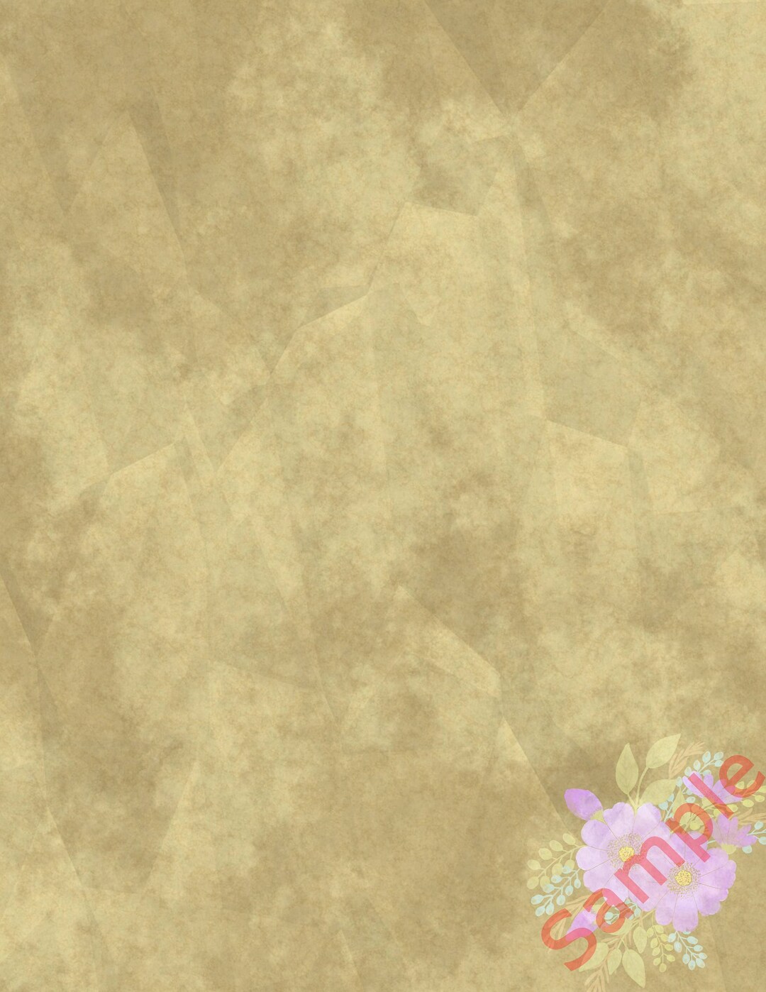 Floral Watermark Scrap Book Page Bos Pdf - Etsy