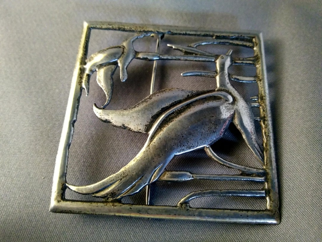 Midcentury Vintage Scandanavian Style Sterling Design Duck Pin - Etsy