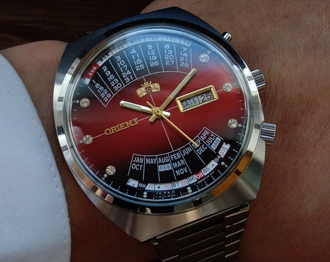 Japanese Rare Watch Orient College Multi-calendar, Automatic Men's ...