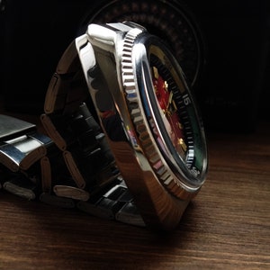 Rare Japanese Orient King Diver Watch: Automatic Red Dial, 21 Jewels - Etsy