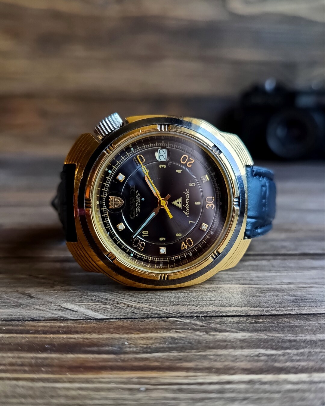 Vintage Men Watch CARDI, Watches for Men, Wrist Mechanical Automatic ...