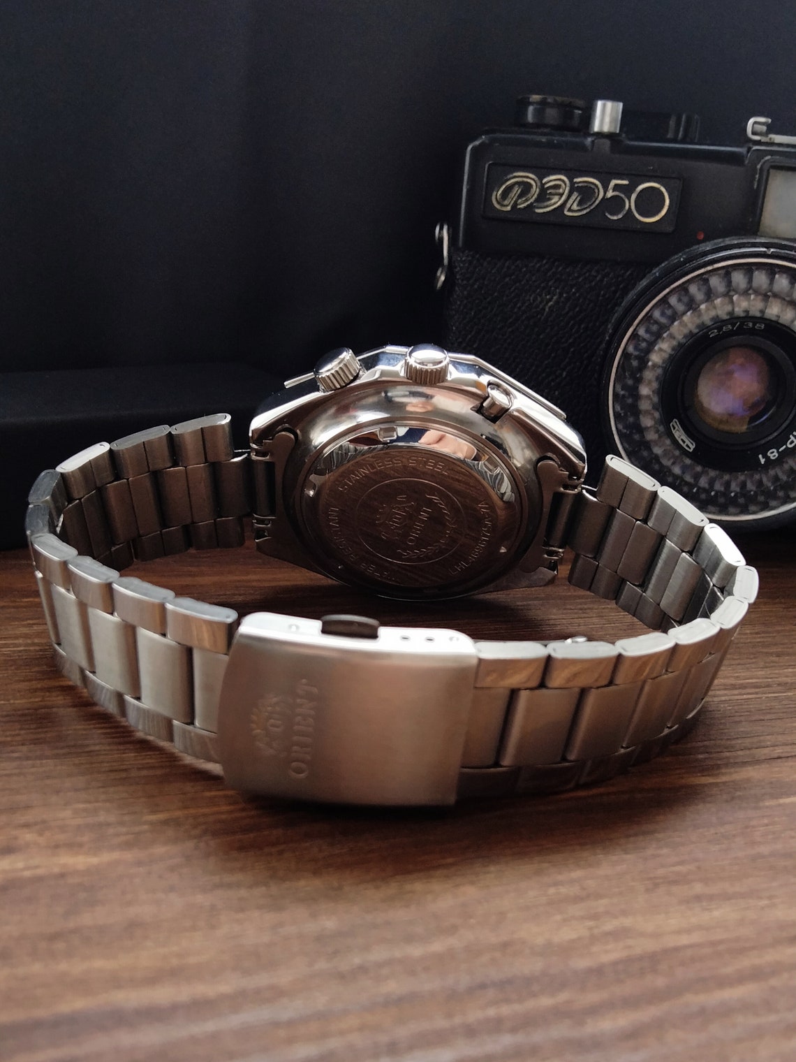 Vintage Orient Sea King Automatic Watch: Black Dial, Day-date - Etsy
