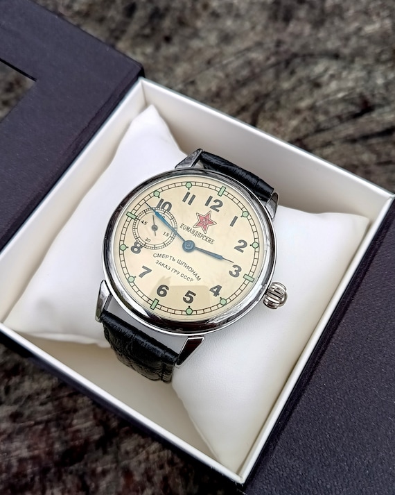 Rare Commander watch, vintage men's watch, mechanical… - Gem
