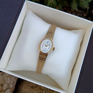 Gilded Watch for Women Chaika, Small Watch, Y2K, Gold Ladies Watch ...