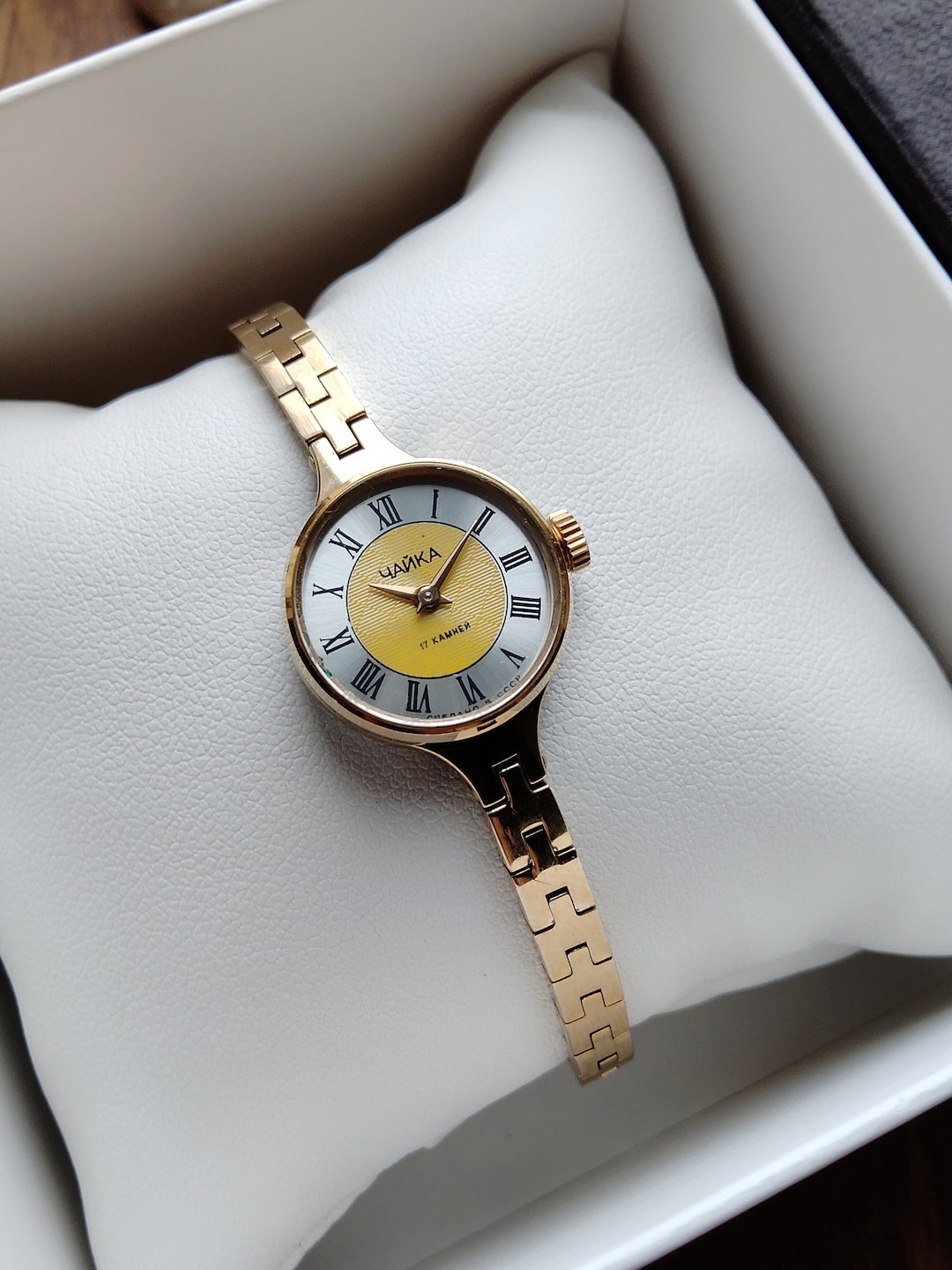 Gilded Watch for Women Chaika, Small Watch, Y2K, Gold Ladies Watch ...