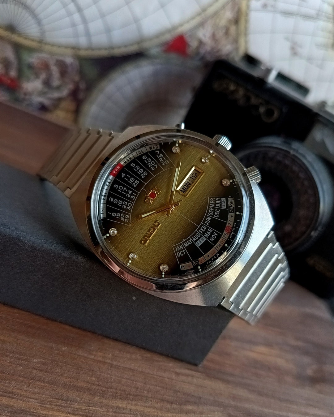 Japanese Rare Watch Orient College Multi-calendar, Automatic Men's ...