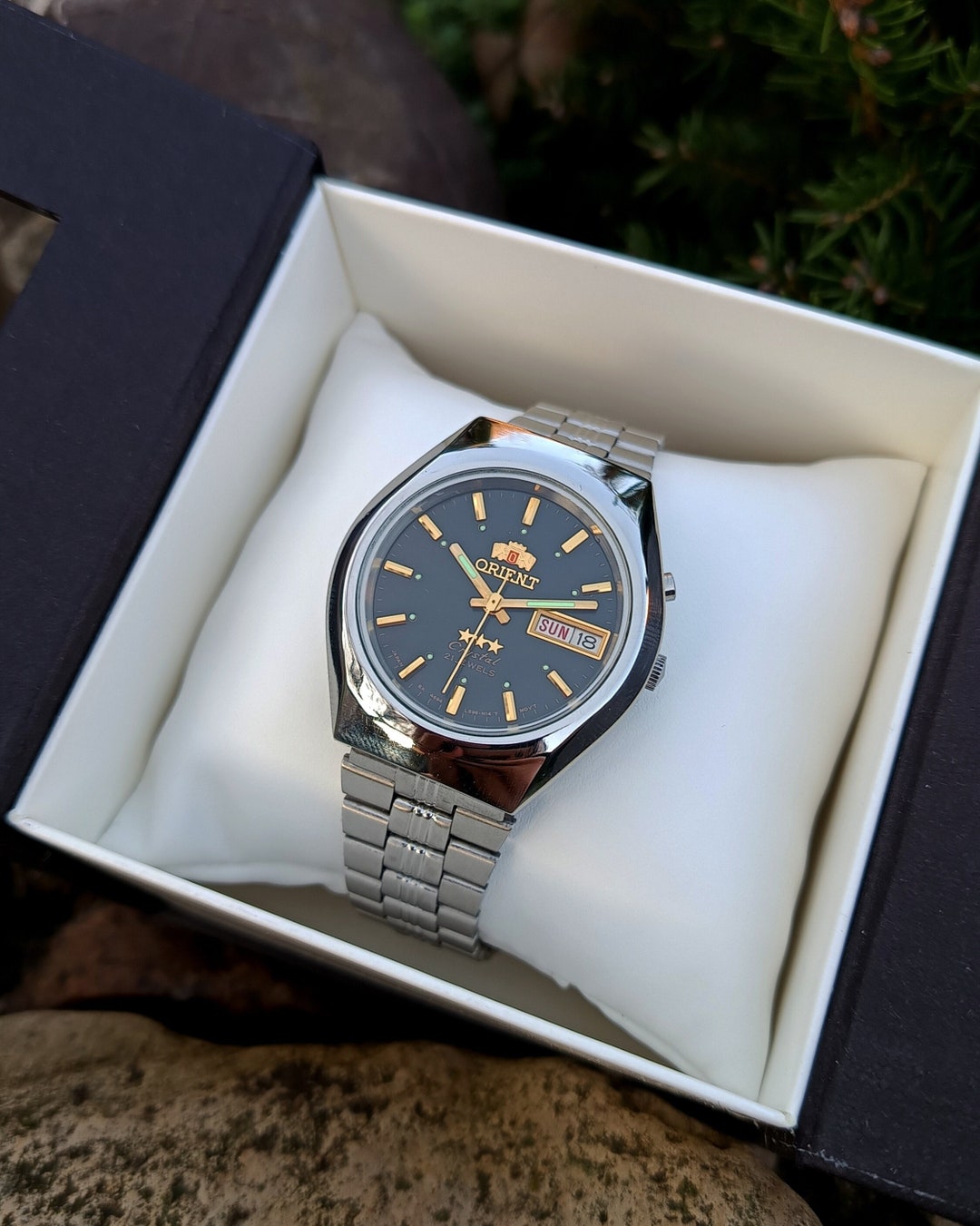 Japanese Orient Crystal Watches, Men's Self-winding Watches, Calendar ...