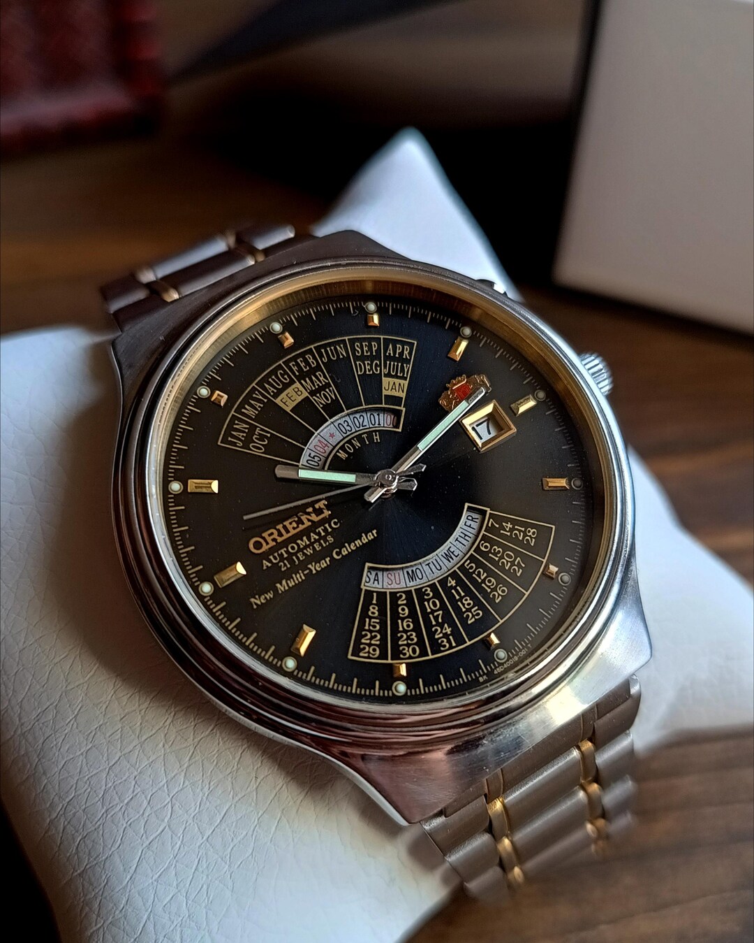 Vintage Japanese Rare Watch Orient Multi-year Calendar ,automatic Men's ...