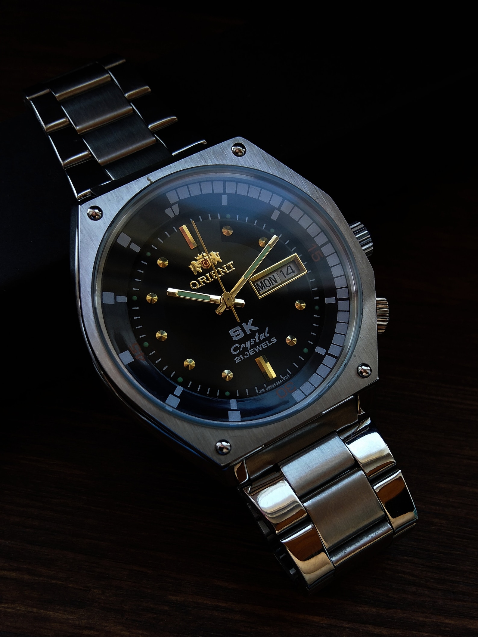 Vintage Orient Sea King Automatic Watch, Black Dial, 21 Jewels - Etsy
