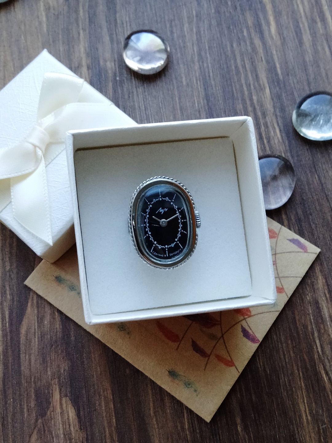 Watch Ring for Women Silver Watch Ring Vintage Ring for - Etsy