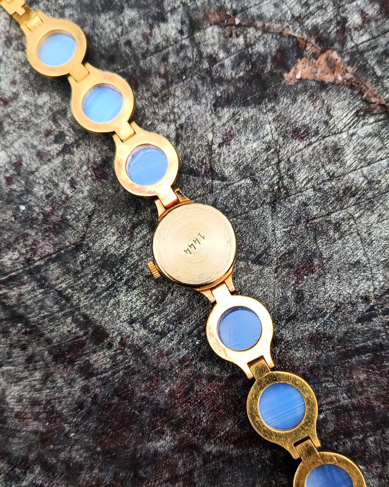Vintage Gilded Chaika Watch: Enamel Insert Ladies Jewelry (1980s) - Etsy