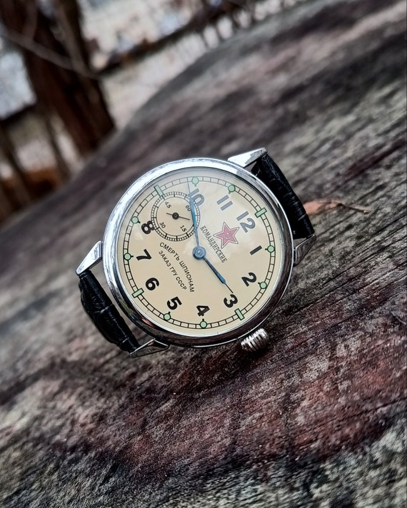 Rare Commander watch, vintage men's watch, mechanical… - Gem