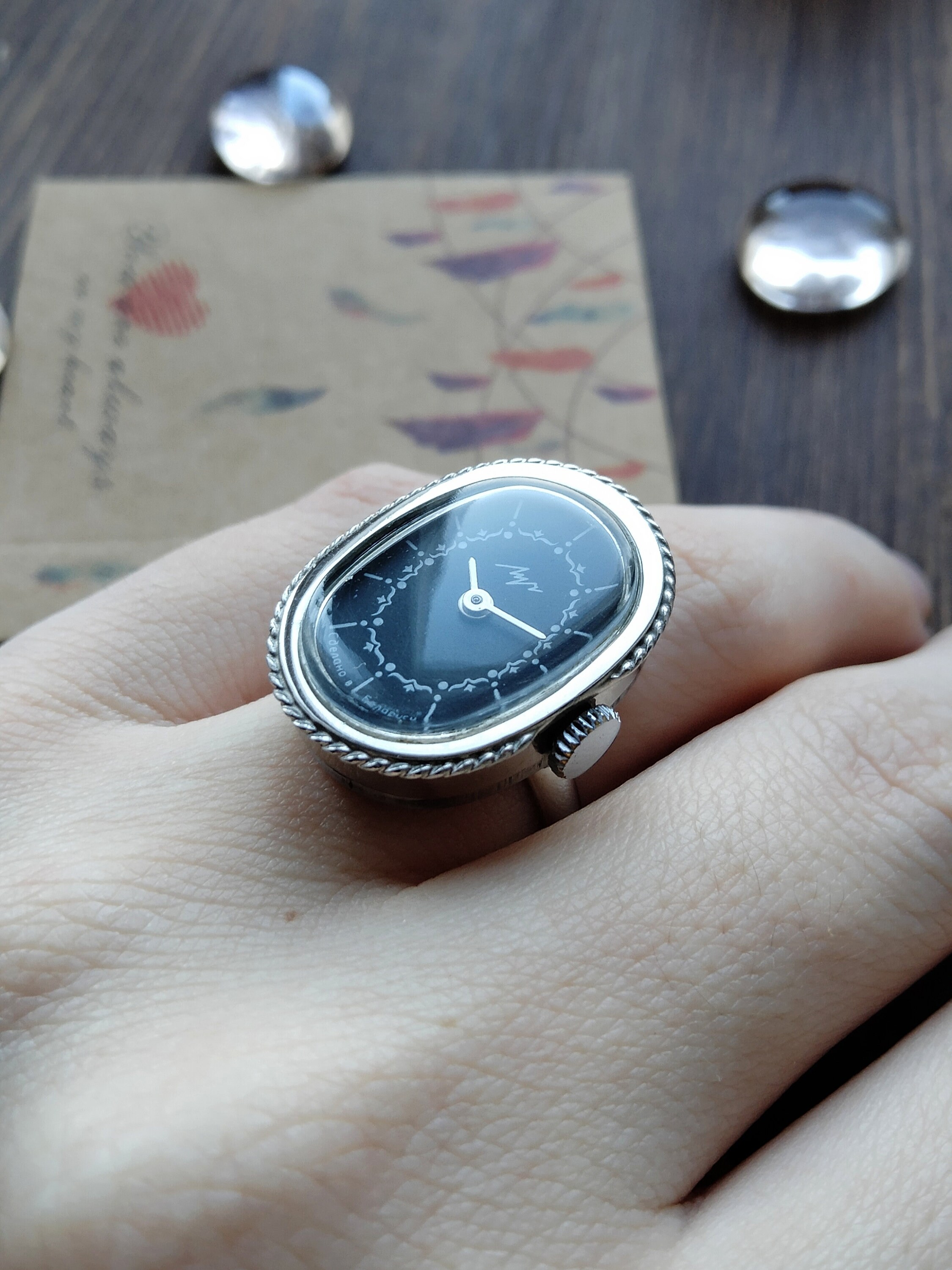 Watch Ring for Women Silver Watch Ring Vintage Ring for - Etsy