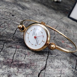 Gilded Watches for Women, Small Watch, Gift for Her, Vintage Jewelry ...