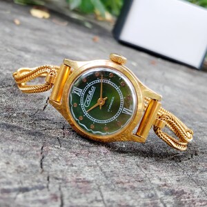 Gilded Watch for Women Slava, Small Watch, Y2K, Gold Ladies Watch ...