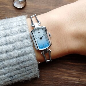 Ladies Classic Watch, Ladies Vintage Watch, Small Watch, Retro, Silver ...