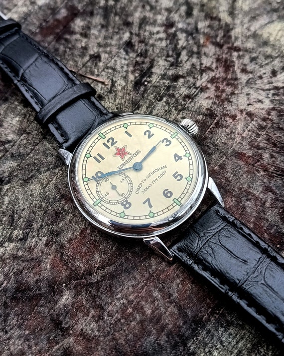 Rare Commander watch, vintage men's watch, mechanical… - Gem