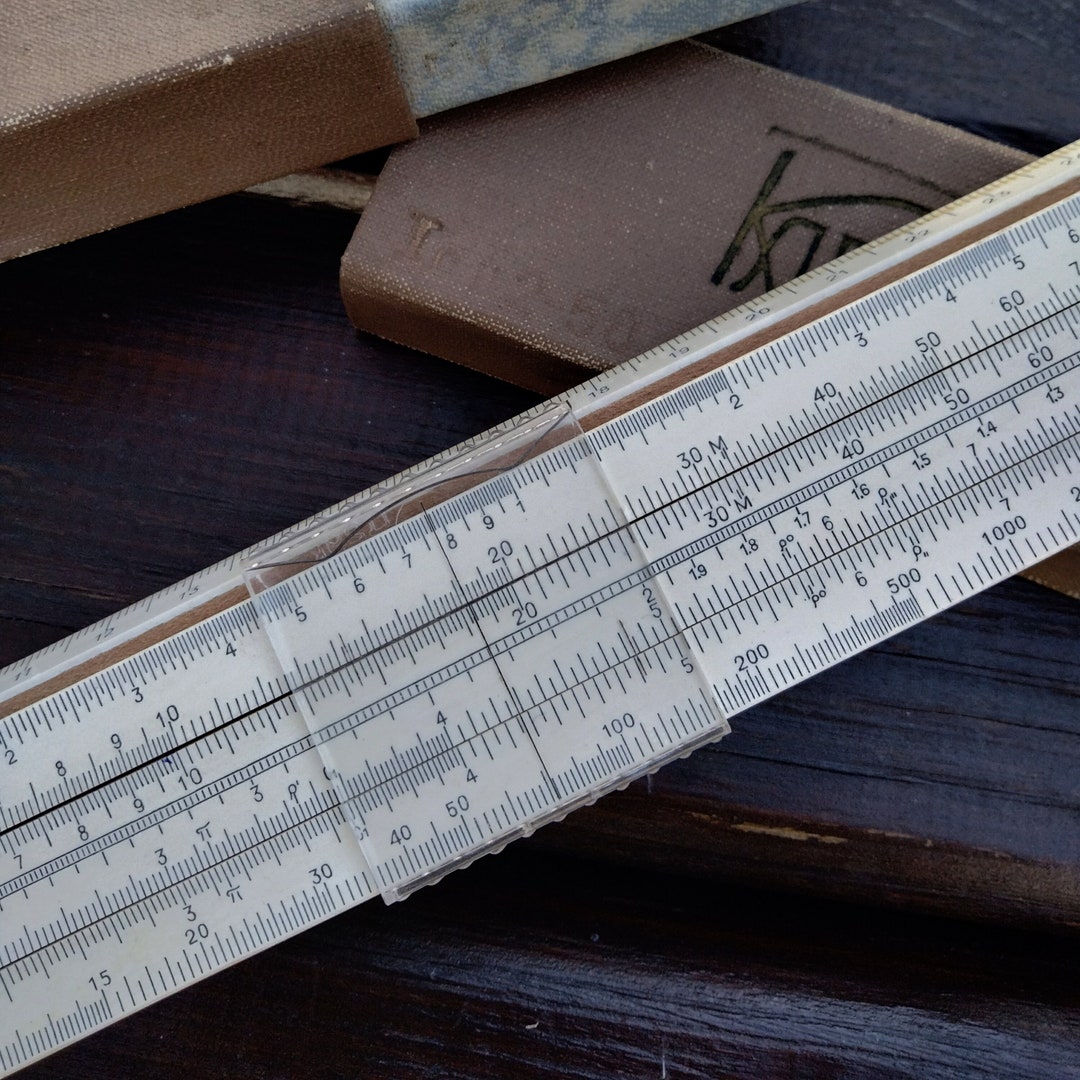 Slide Rule, Vintage Soviet Slide Rule, Calculation of Mathematical ...