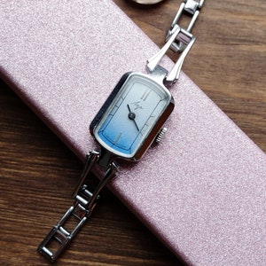 Ladies Classic Watch, Ladies Vintage Watch, Small Watch, Retro, Silver ...