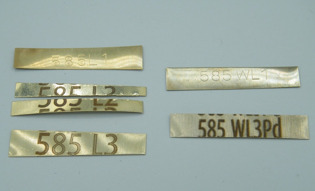 Gold Solder 333 585 750 in the Form of Sheet Material Thickness Approx ...