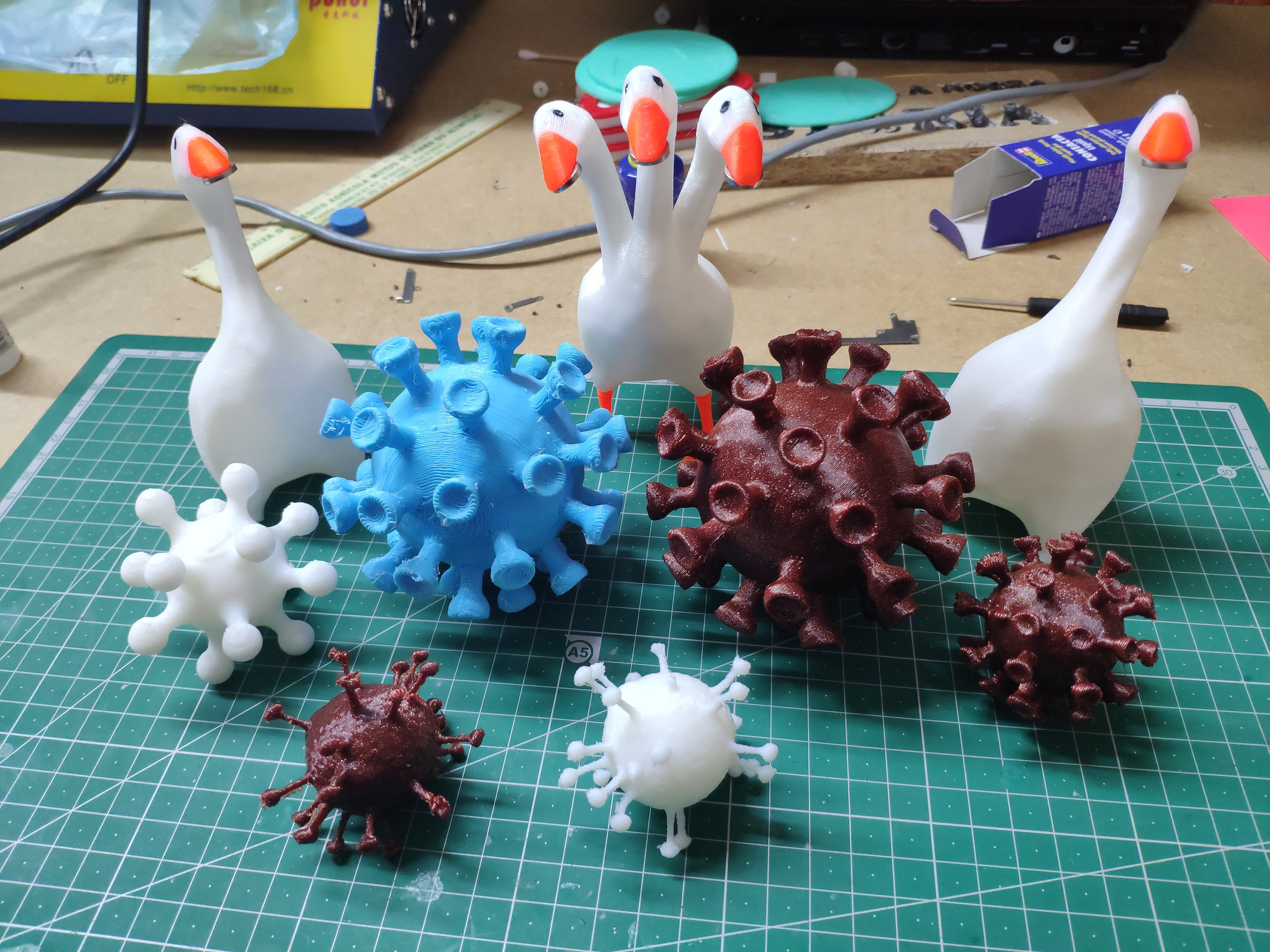 Virus Cell Demonstrative Figure Models (toy/gift) - Etsy