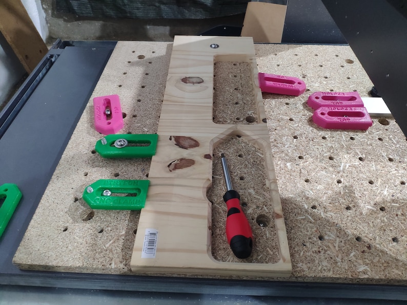 4 X CNC Router Pressure Fixture Clamp Stock Holder Reinforced With ...