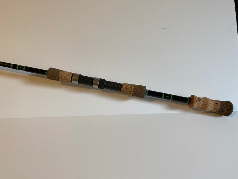 Premium Fishing Rod Personalized With Threaded Custom Lettering, Fourth ...