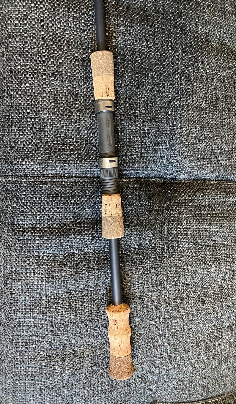 Premium Fishing Rod Personalized With Threaded Custom Lettering, Fourth ...
