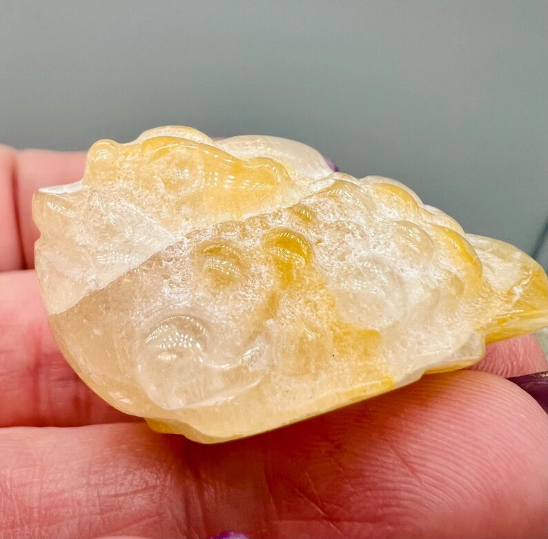 Money Toad / Wealth Crystal / Feng Shui Money Frog / Abundance / Clear ...
